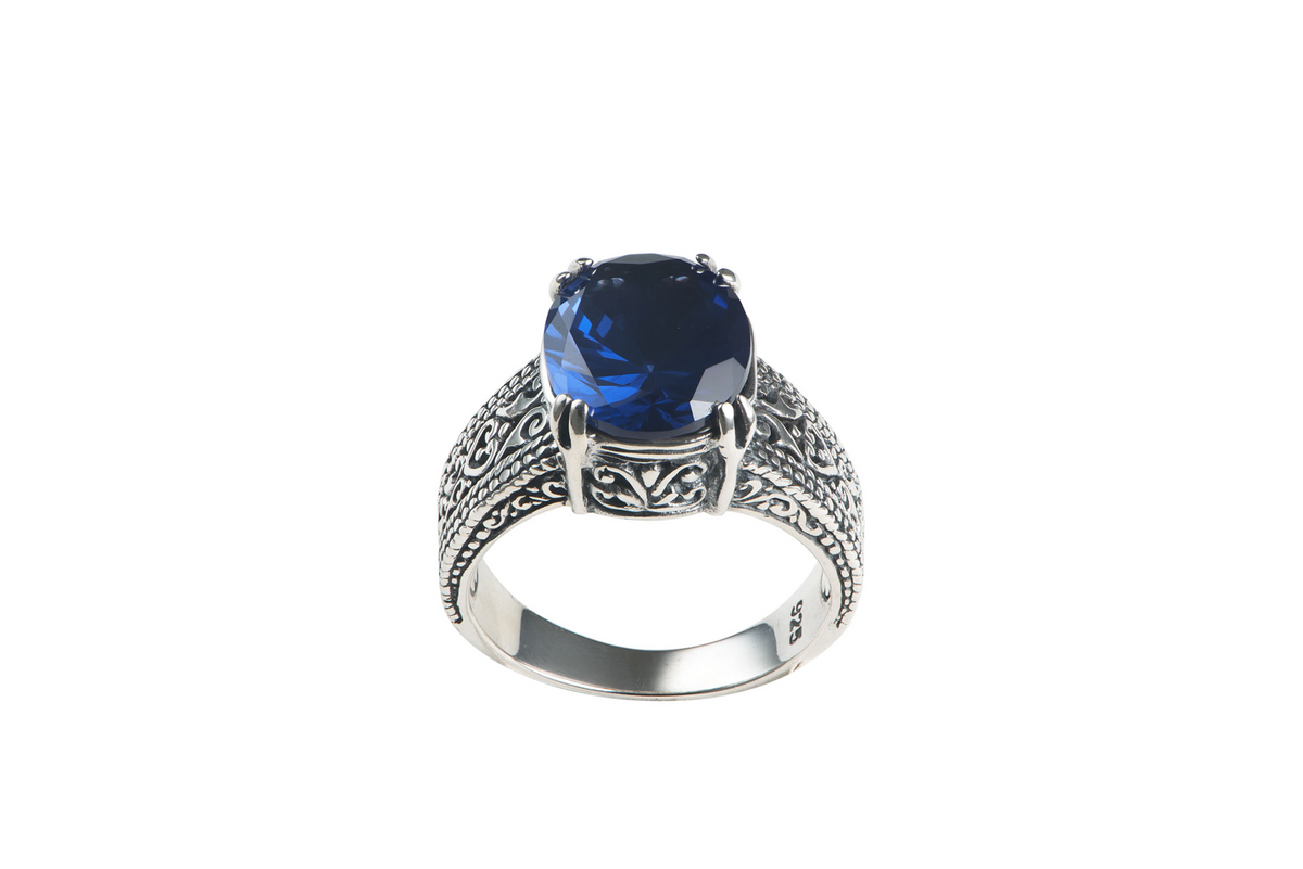Bali Blue Sapphire Ring – Julie Miles Jewelry & Resort Wear